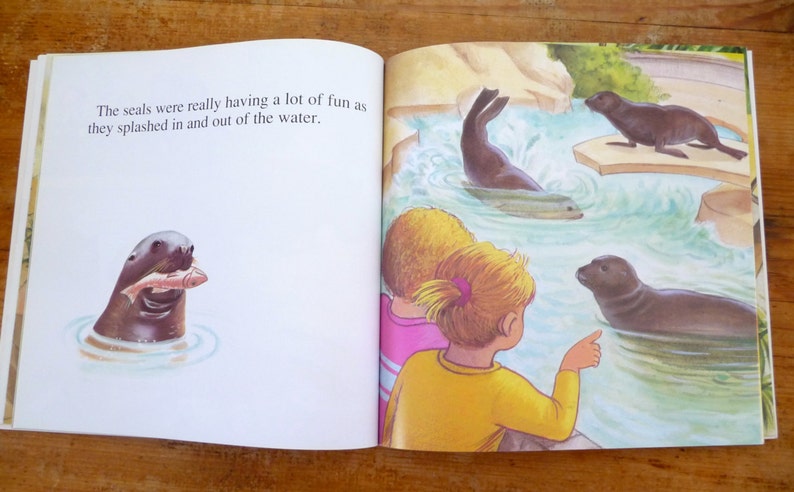 Vintage Children's Book - My First Visit to the Zoo - Etsy