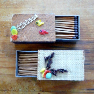 Vintage Ocean Themed Matchboxes - Etsy