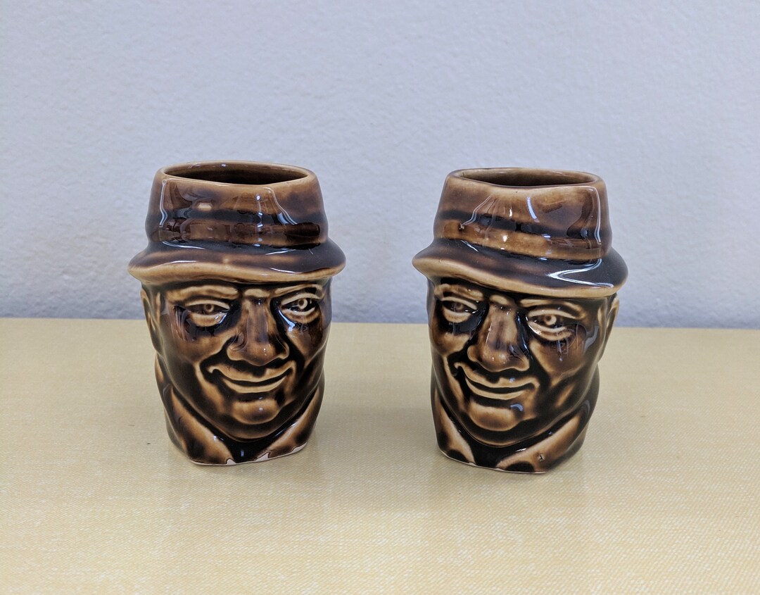 Pair of Head Shaped Mugs - Etsy