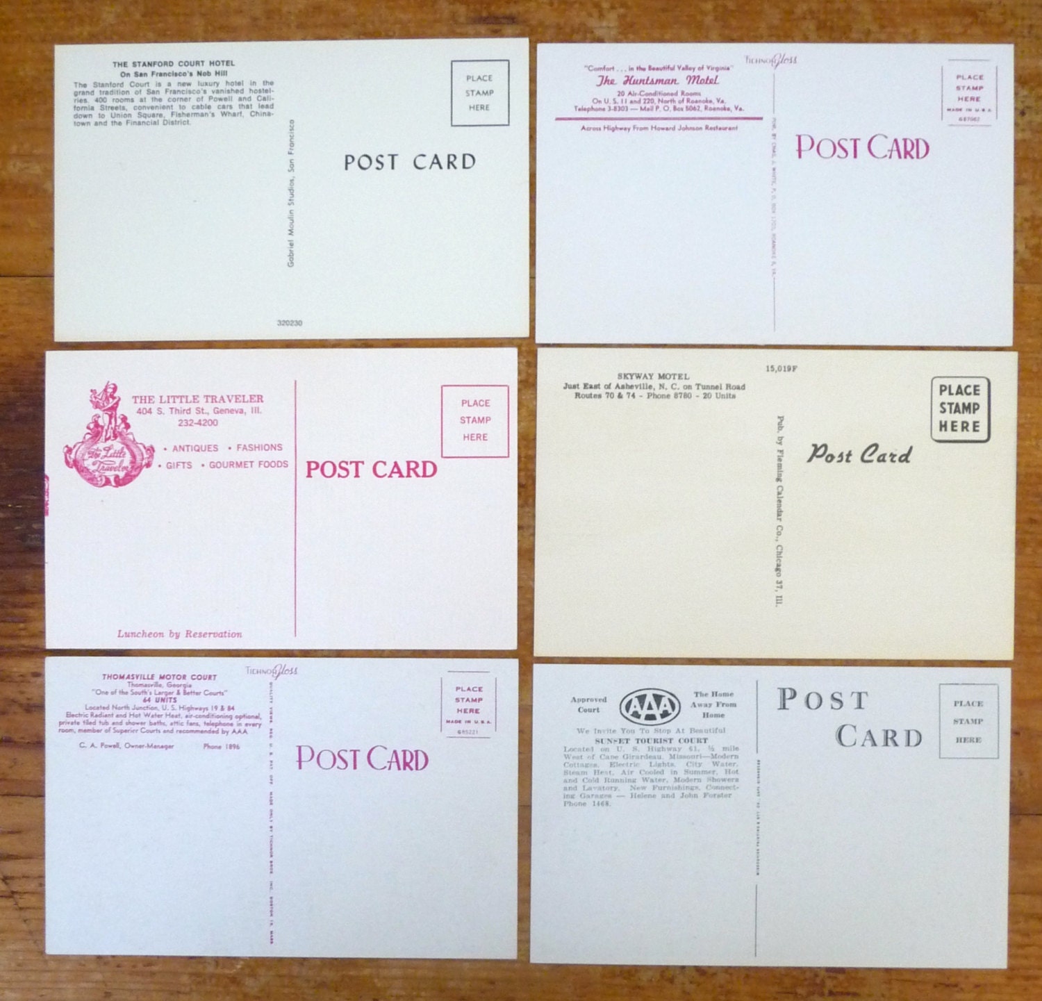 Vintage Hotel and Motel Postcards | Etsy