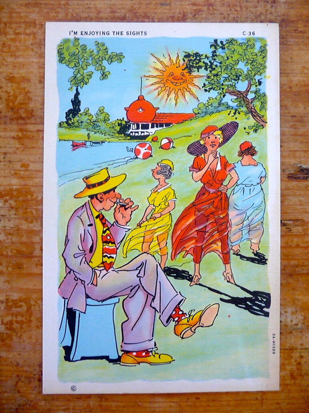 Vintage 1920's Humor Postcard - Etsy