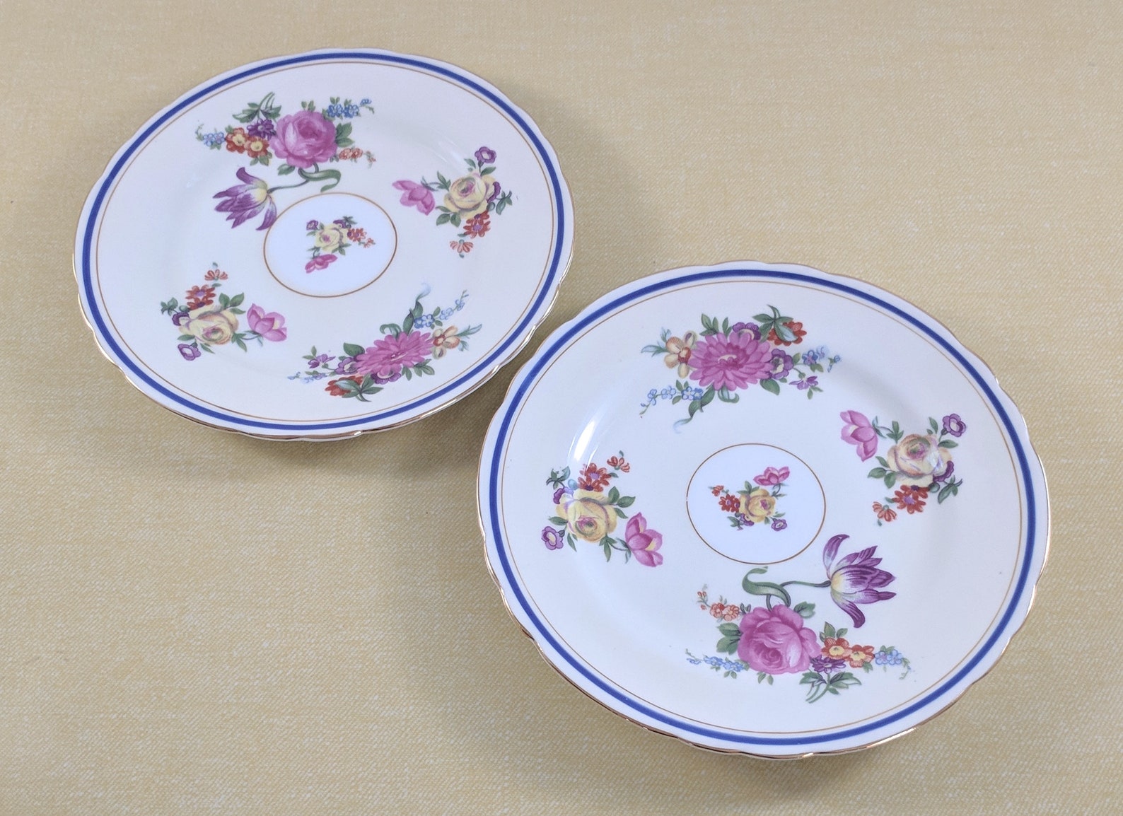 Aynsley Claridge Bone China Bread and Butter Plates - Etsy