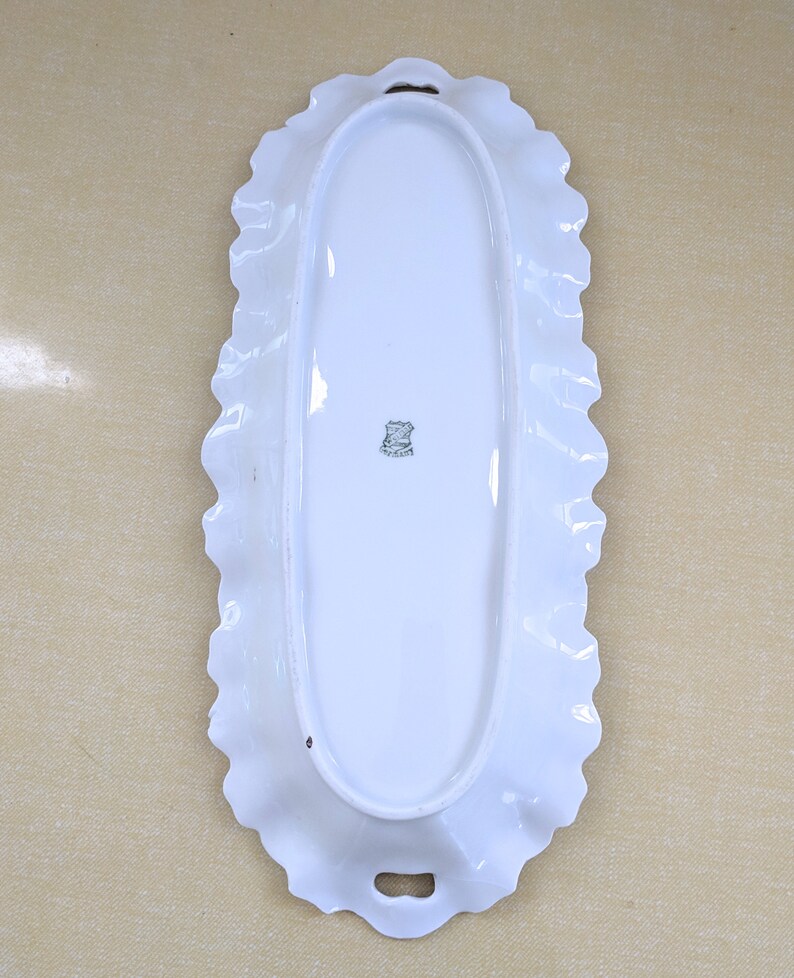 Vintage Pink Floral Serving Dish - Etsy