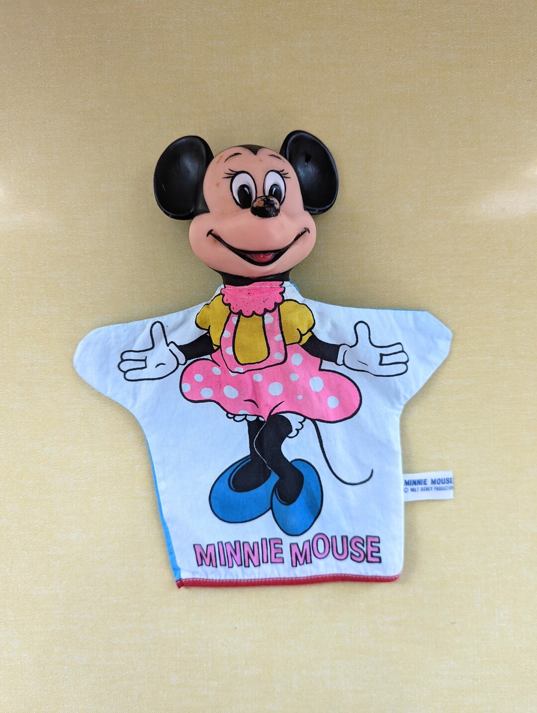 Vintage Minnie Mouse Hand Puppet - Etsy