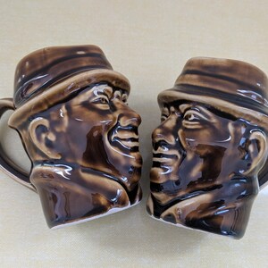 Pair of Head Shaped Mugs - Etsy