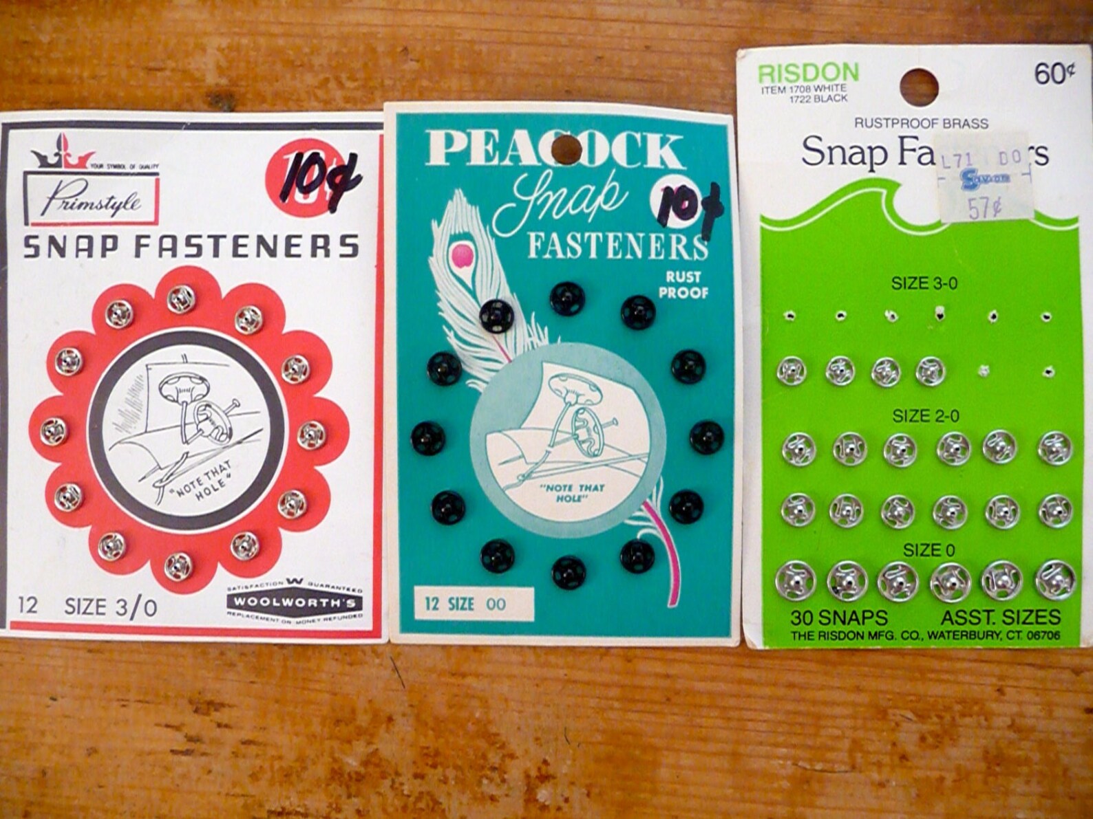 Vintage Snap Fasteners and Hooks and Eyes - Etsy