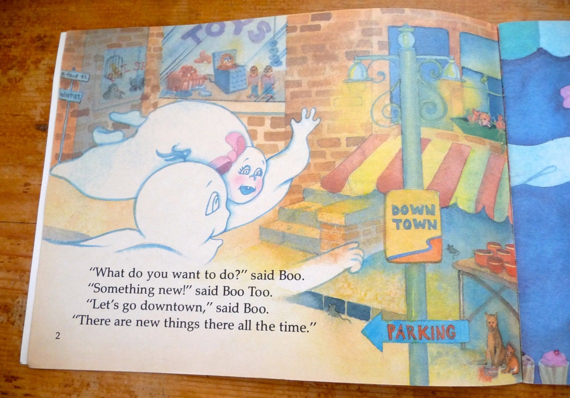 Children's Book Boo the Ghost and the Robbers - Etsy