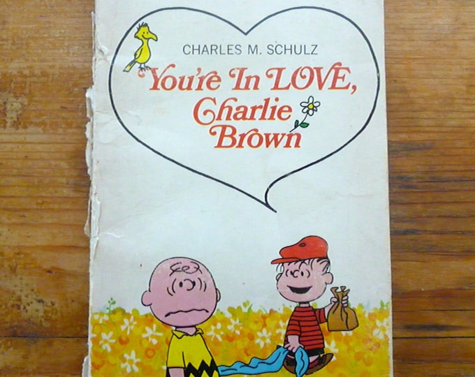You're in LOVE, Charlie Brown Vintage Book - Etsy