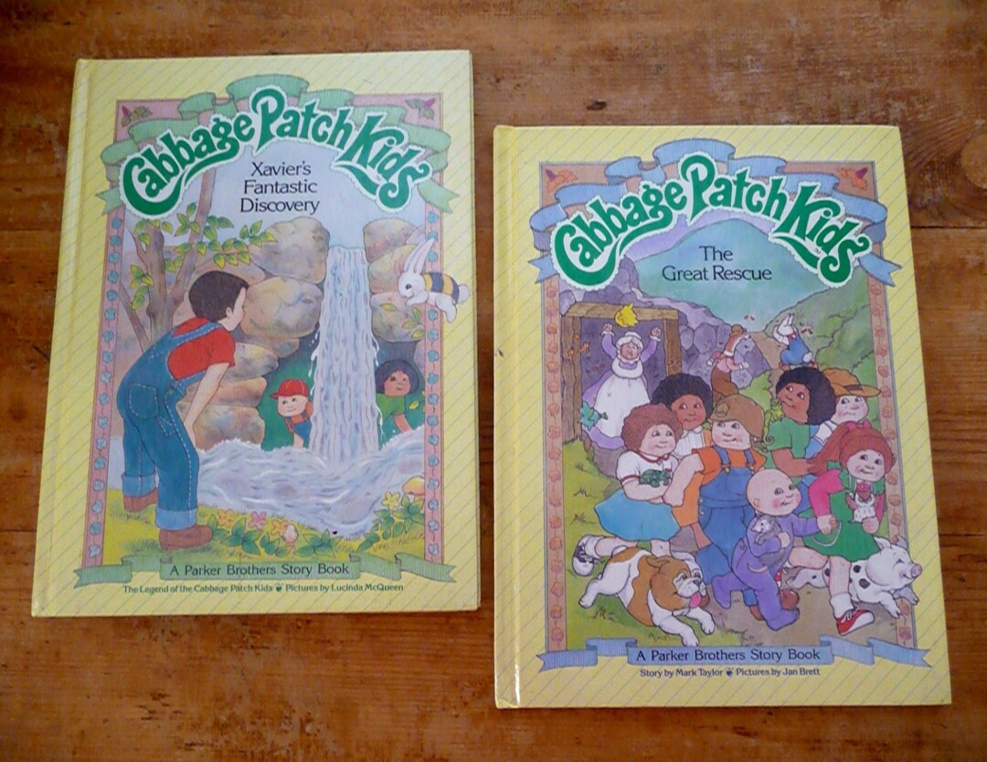 Vintage Cabbage Patch Kids Books, the Great Rescue and Xavier's ...
