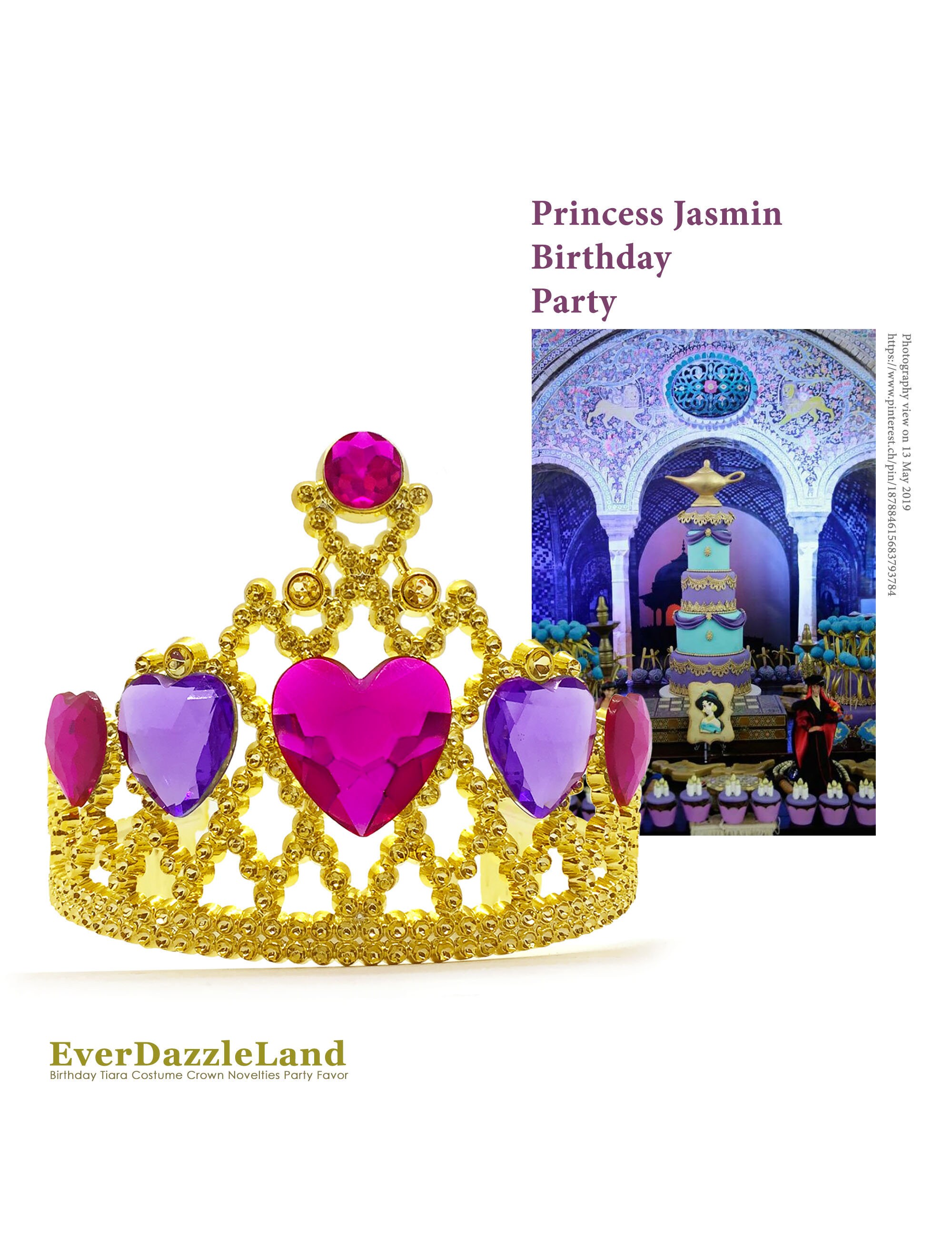 Disney Princess tiara Jasmine Costume Disney Princess - Etsy 日本