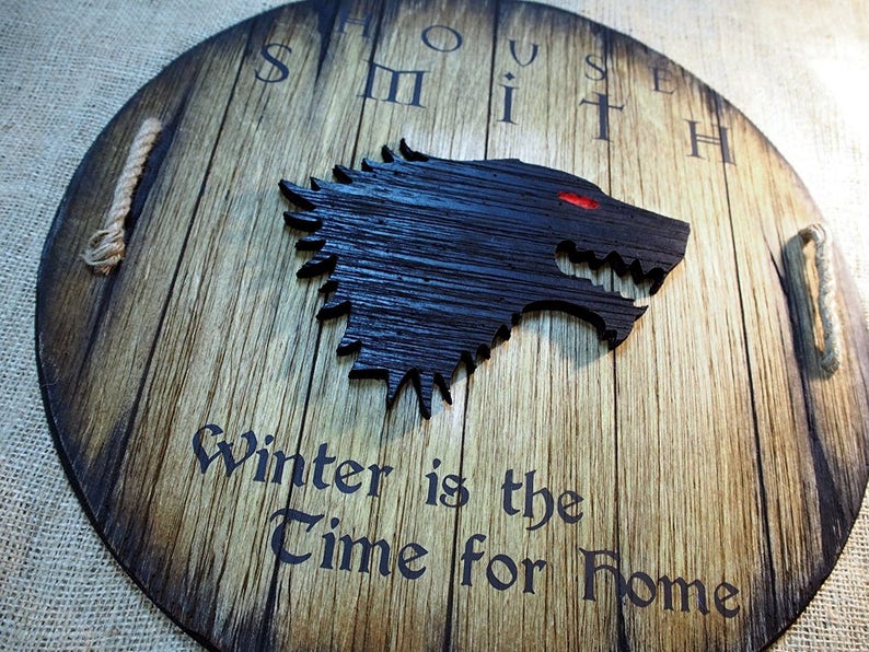 Personalized Decor Sign Inspired by Fantasy Novels Wooden - Etsy