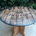 Personalized Table Top Inspired by Bourbon Whiskey Barrels - Etsy
