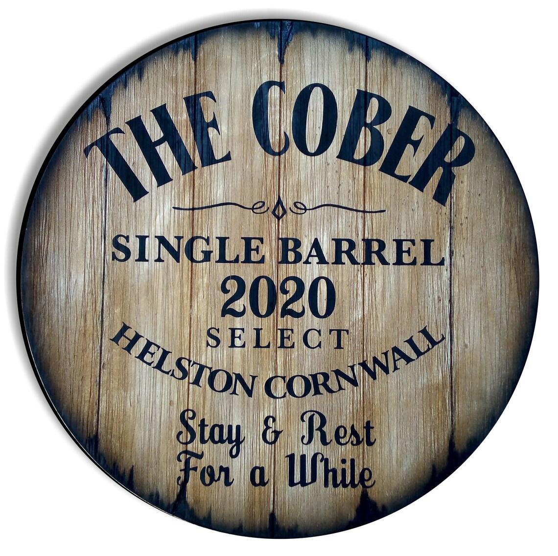 Personalized Table Top Inspired by Bourbon Whiskey Barrels - Etsy