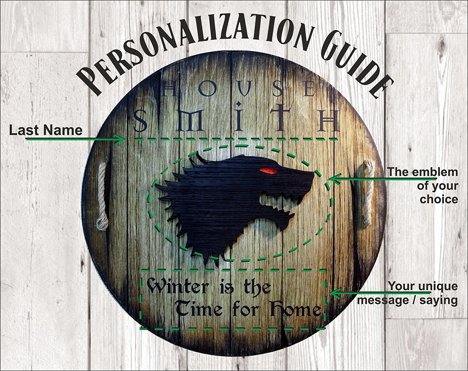 Personalized Decor Sign Inspired by Fantasy Novels Wooden | Etsy