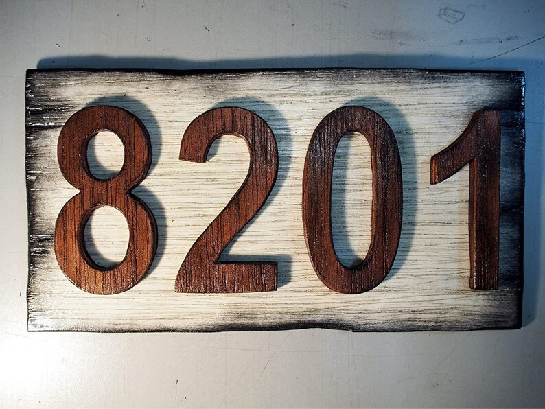 Custom Address Plaque Rustic House Address Signs Rubbed - Etsy Canada