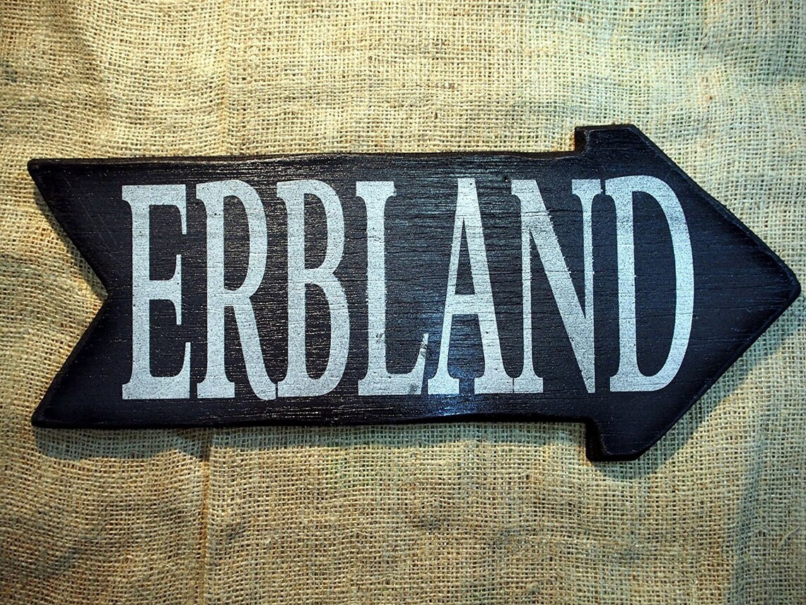 Custom Arrow Shaped Wooden Sign Personalized Gifts Rustic | Etsy