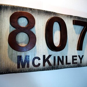 Custom Address Plaque Rustic House Address Signs Rubbed - Etsy Canada