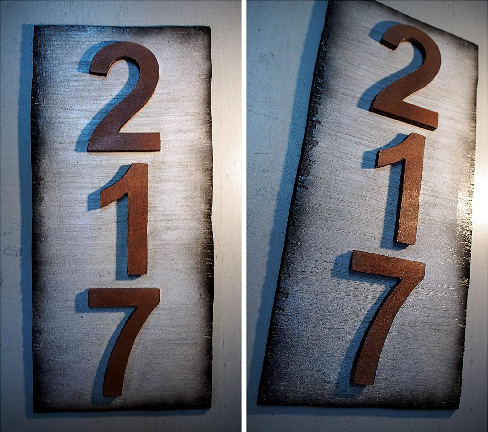 Custom Address Plaque Rustic House Address Signs Rubbed - Etsy Canada