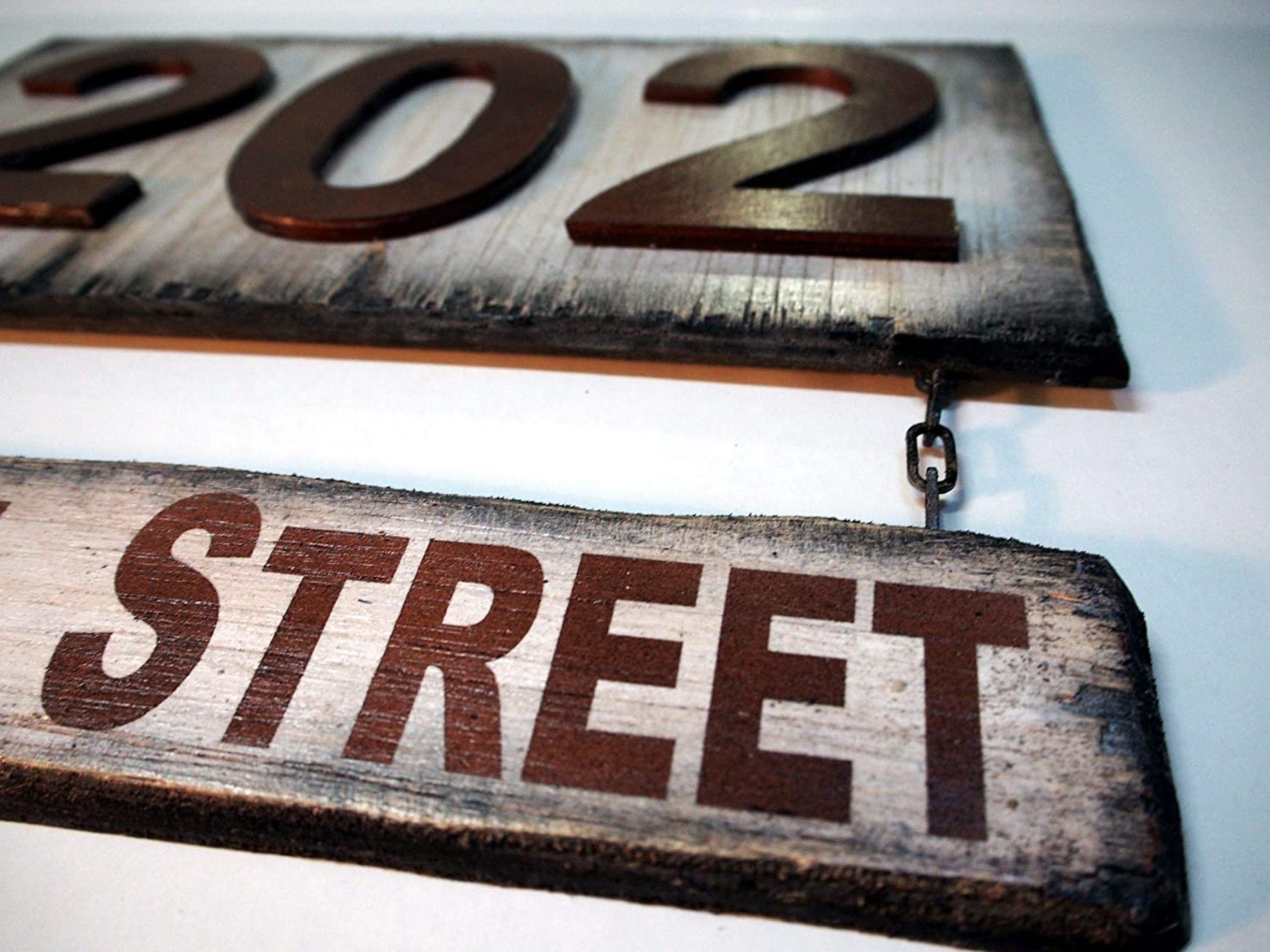 Rustic House Address Signs Rubbed Bronze-colored House - Etsy