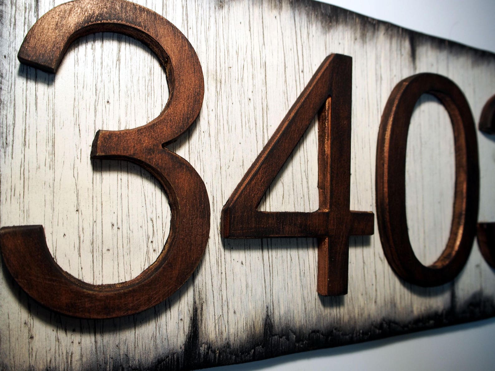 Custom Address Plaque Rustic House Address Signs Rubbed | Etsy