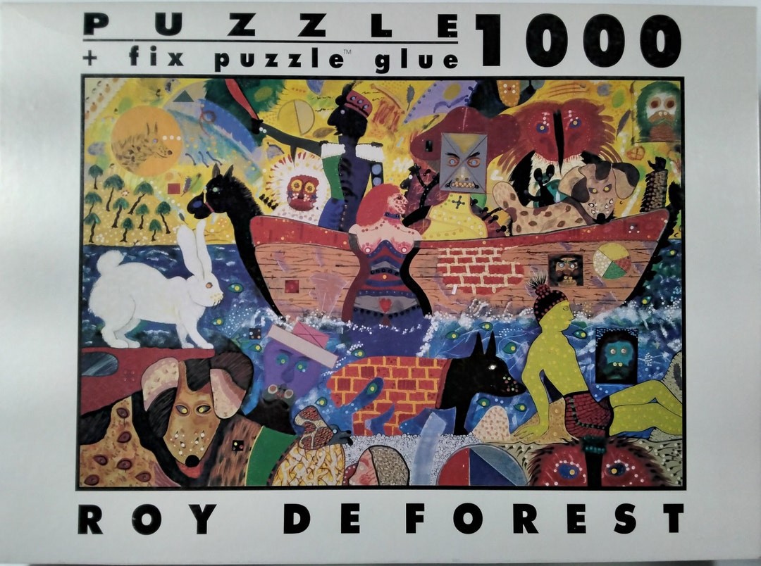 On the Seawall Roy De Forest Jigsaw Puzzle 1000 Pc 26.75" X 19" Fink ...