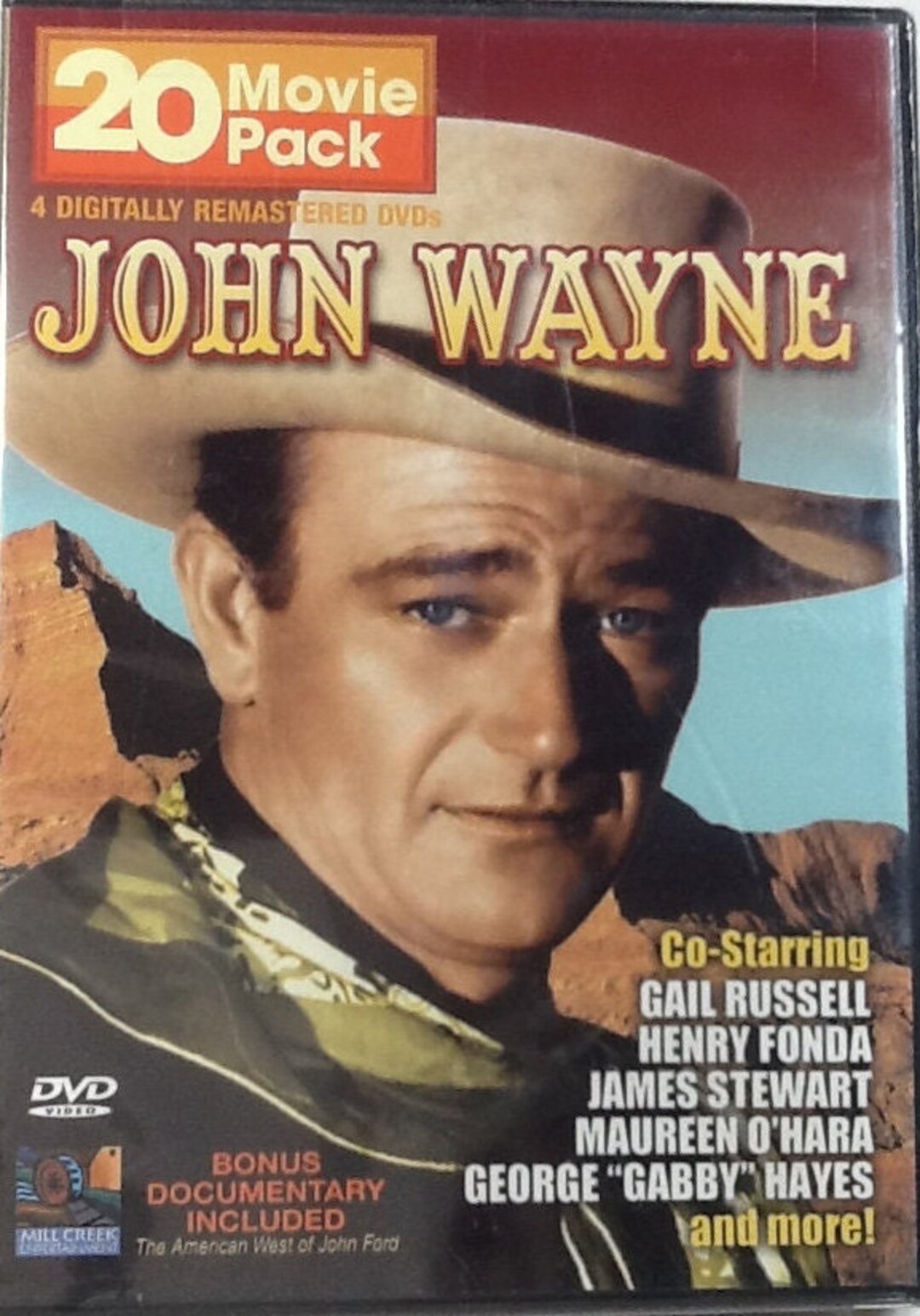 FACTORY SEALED John Wayne DVD 4 20 Movie Pack Dawn Rider Blue Steel ...
