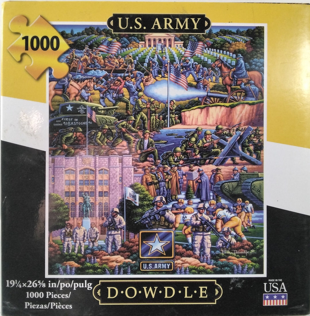 United States U.S. Army Eric Dowdle Jigsaw Puzzle 1000 Pc 19-1/4 X 26-5 ...