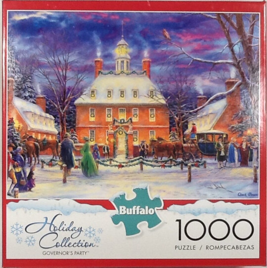 Governor's Party Holiday Collection Chuck Pinson 1000 Pc Jigsaw Puzzle ...