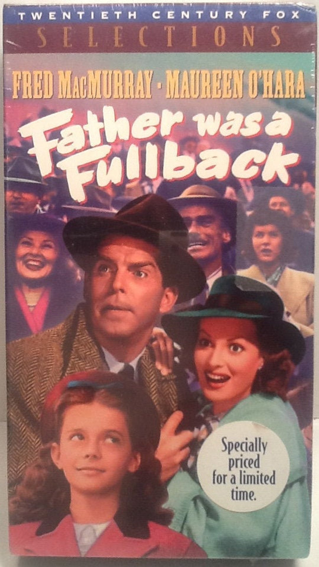 FACTORY SEALED Father Was A Fullback VHS Fred Macmurray Maureen O'hara ...