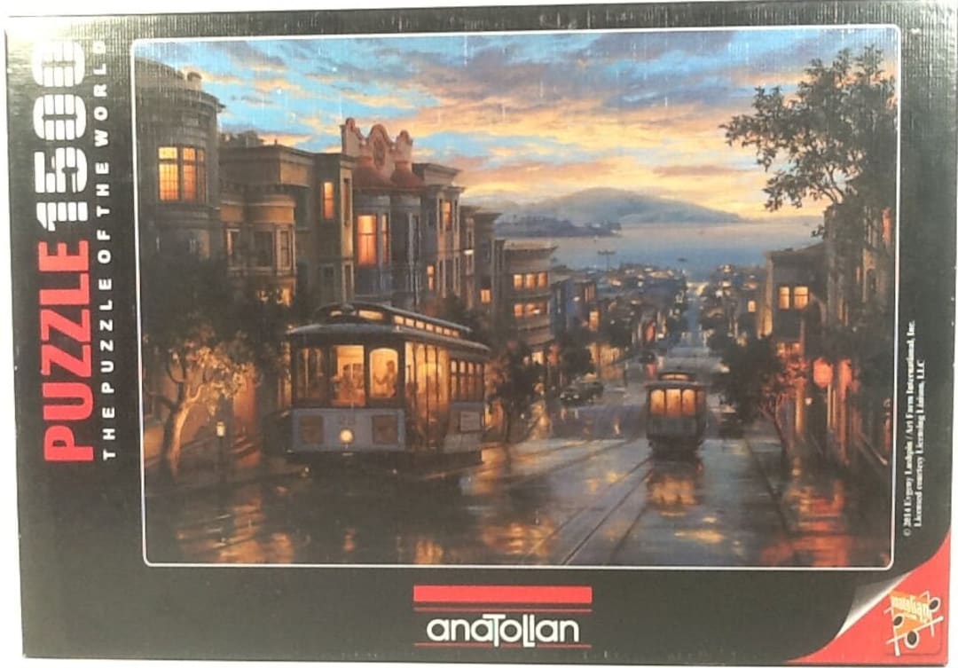 San Francisco Cable Car Heaven Alcatraz Eugene Lushpin 1500 Pc Jigsaw ...