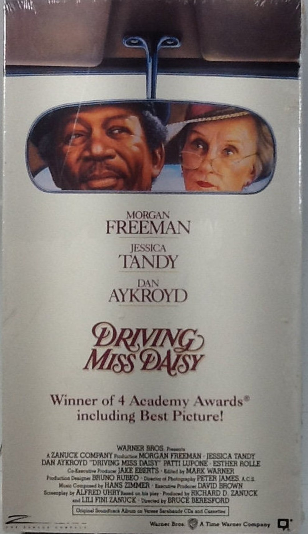 FACTORY SEALED Driving Miss Daisy VHS Jessica Tandy Morgan Freeman Dan ...