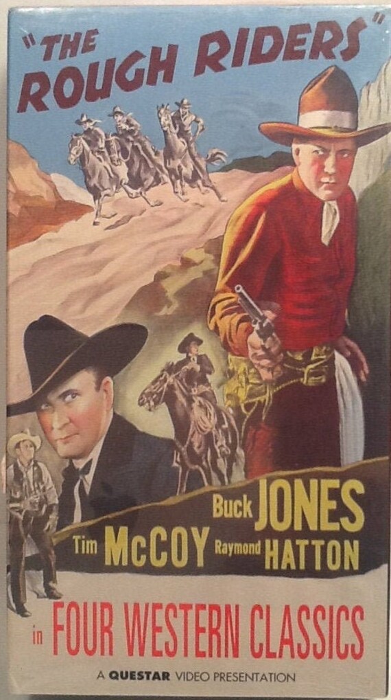 FACTORY SEALED the Rough Riders VHS Tim Mccoy Buck Jones | Etsy