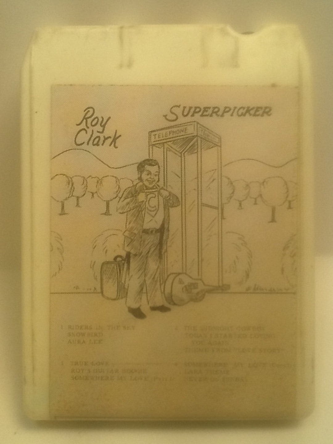 Roy Clark 8 Track Tape Superpicker the Midnight Cowboy Roy's Guitar ...