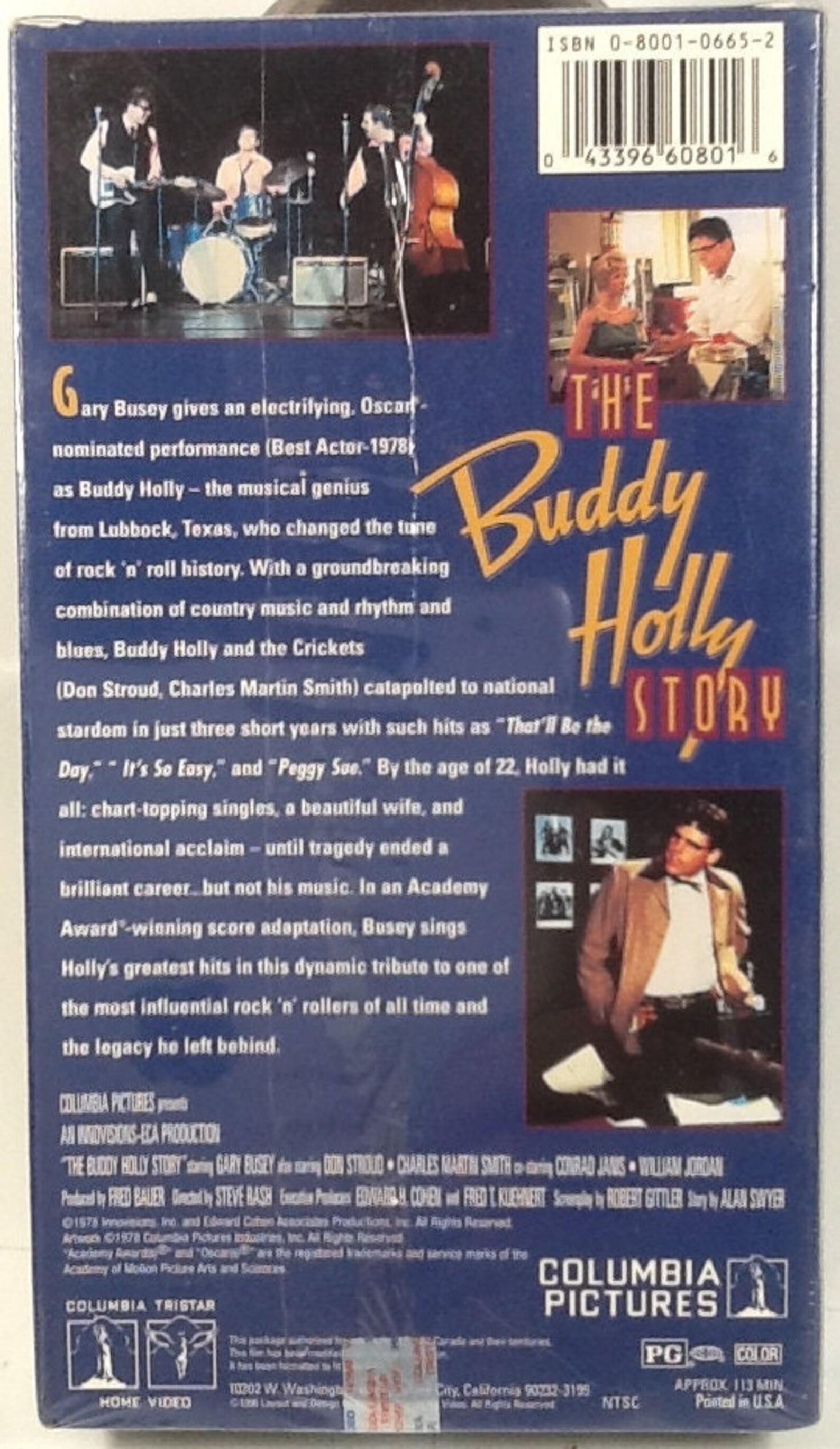 FACTORY SEALED the Buddy Holly Story VHS Gary Busey 1996 - Etsy