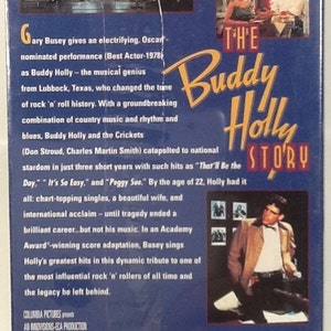FACTORY SEALED the Buddy Holly Story VHS Gary Busey 1996 Columbia ...