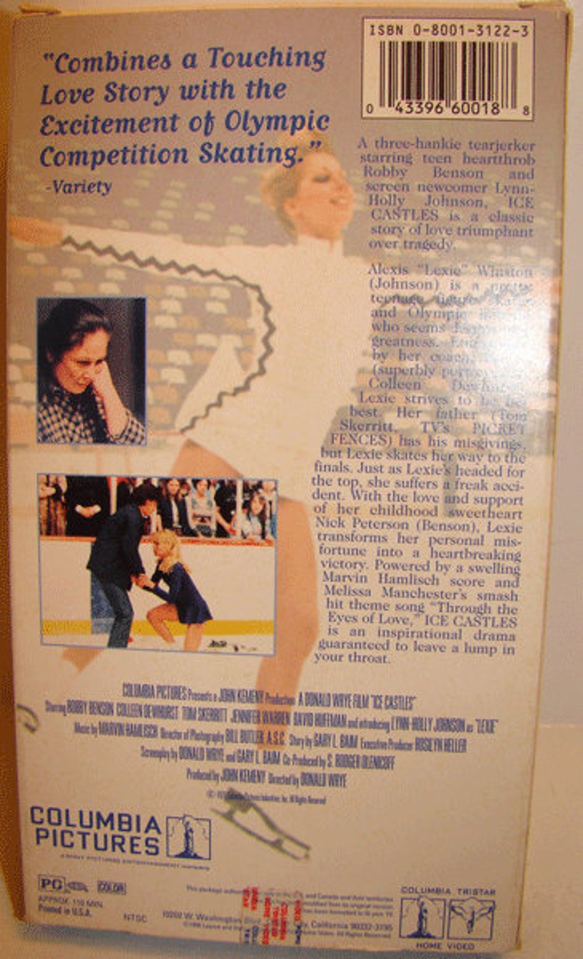 Ice Castles VHS Robby Benson Colleen Dewhurst Tom Skeritt - Etsy