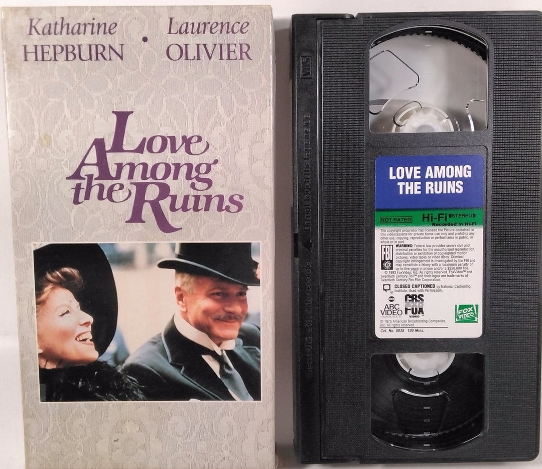 Vintage Love Among the Ruins VHS Ketherine Hepburn Laurence Olivier - Etsy