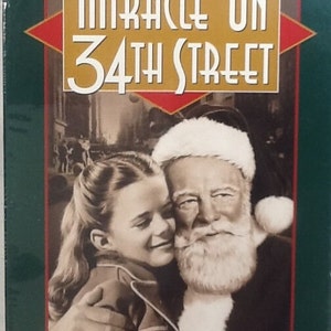 Factory Sealed Miracle on 34th Street VHS Edmund Gwenn Natalie - Etsy