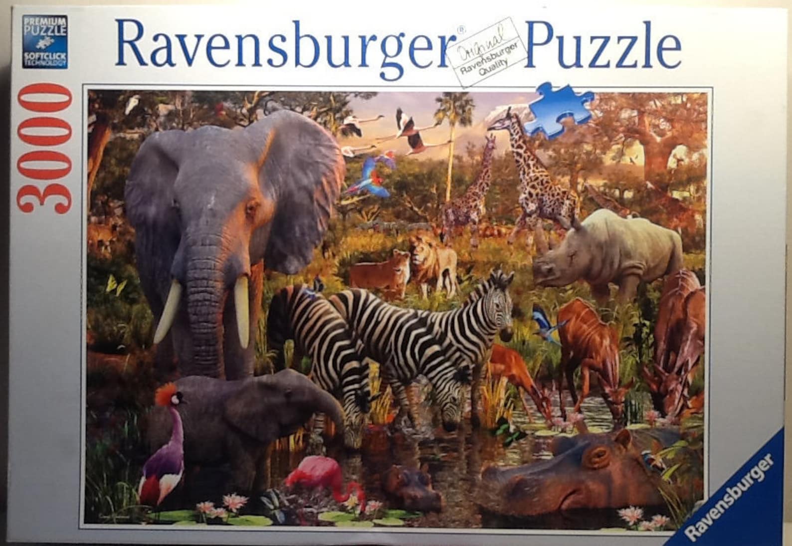 African Animal World Elephants Zebras Giraffes Hippos Lions - Etsy