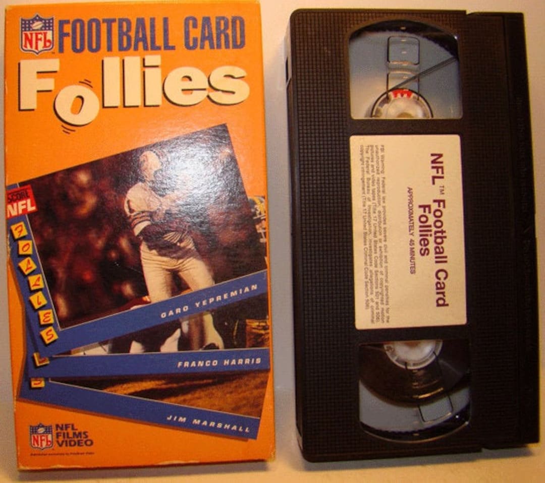 Football Follies VHS NFL Films Video Garo Yepremian Franco Harris Jim ...