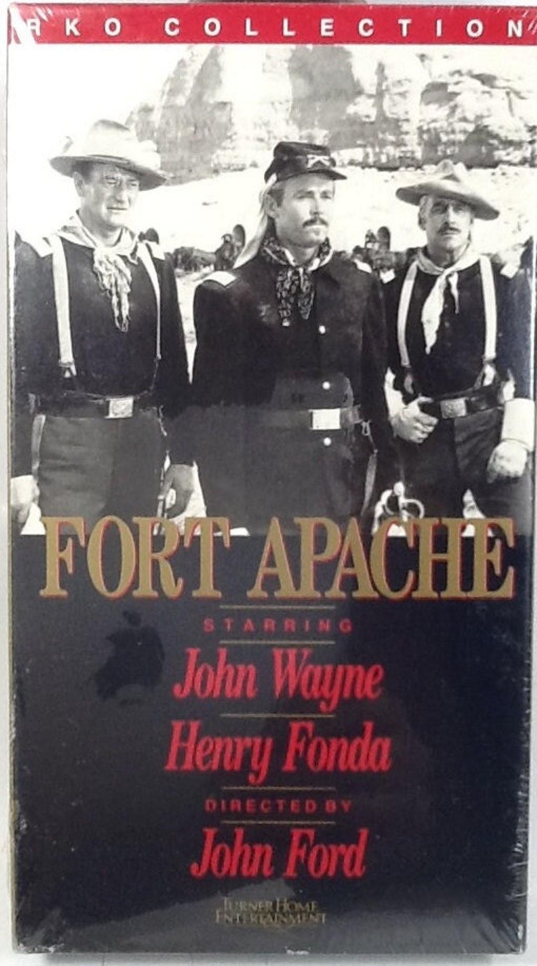 Factory Sealed Fort Apache VHS John Wayne Henry Fonda 1988 Turner Home ...