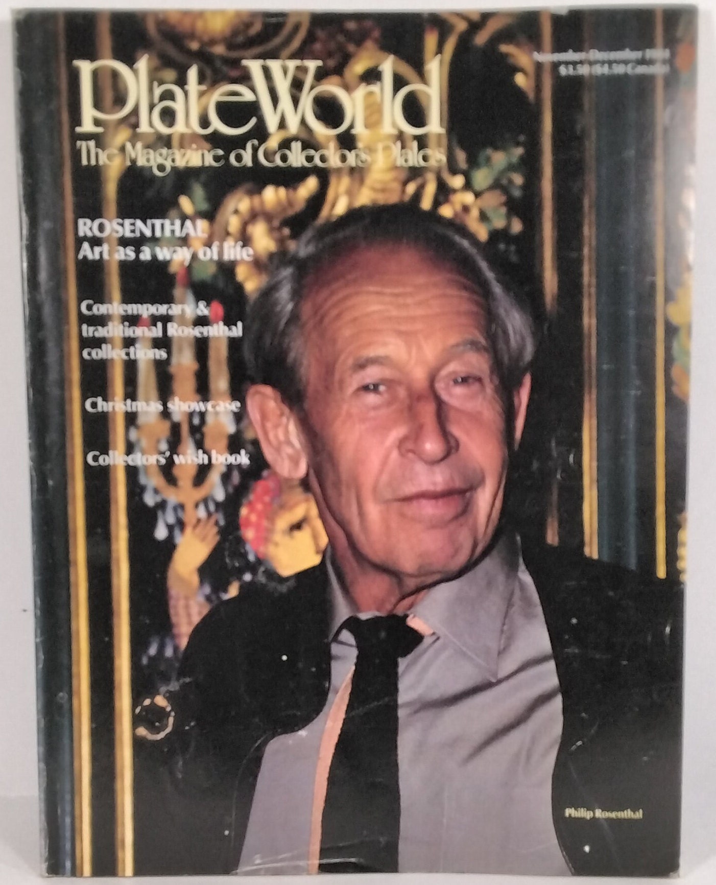 VINTAGE Plate World the Magazine of Collector's Plates November ...