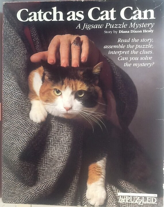 Vintage 1988 Catch as Cat Can Diana Dixon Healy 500 Pc Jigsaw - Etsy