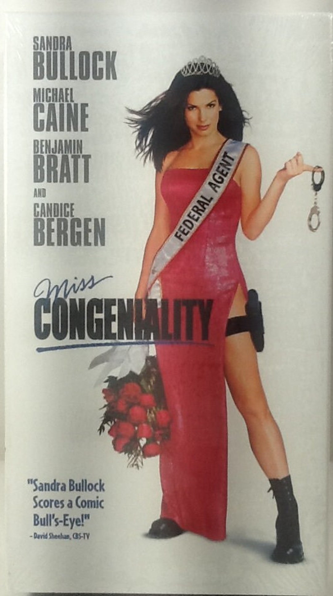 Vintage FACTORY SEALED Miss Congeniality VHS Sandra Bullock Michael ...