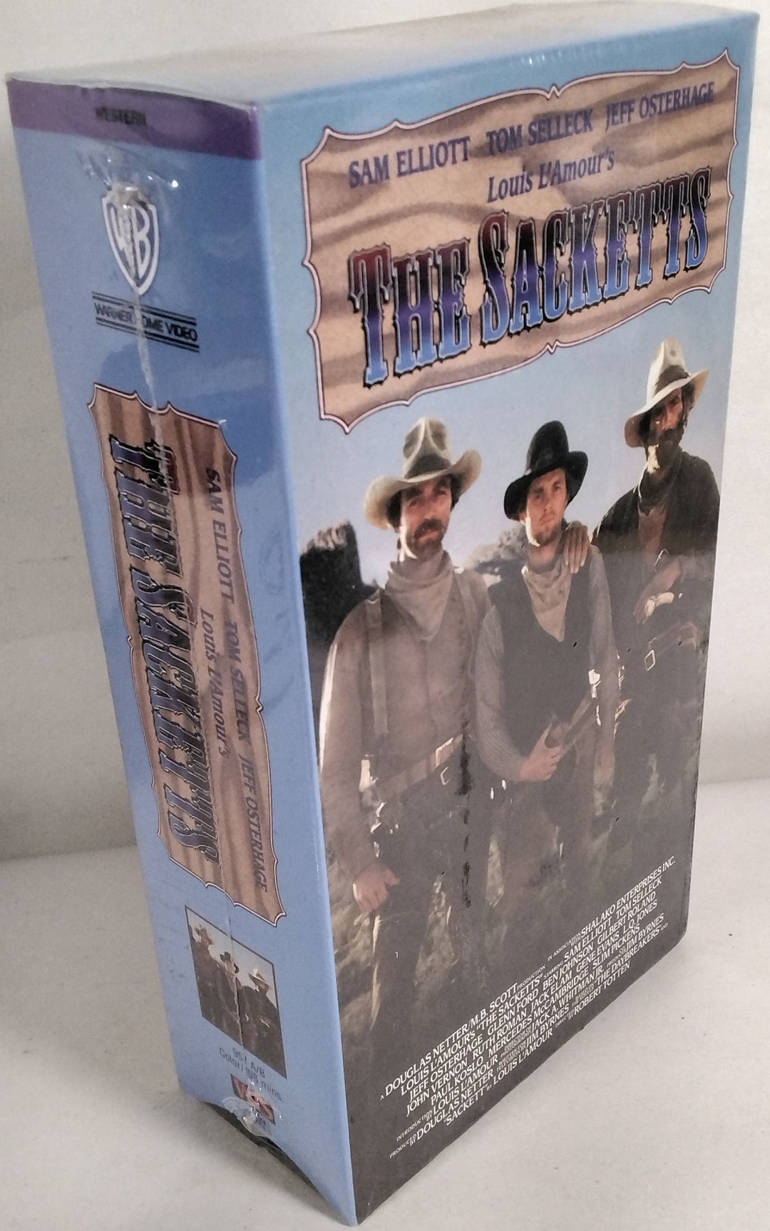 Vintage 1991 Factory Sealed the Sacketts VHS double Tape Sam Elliott ...