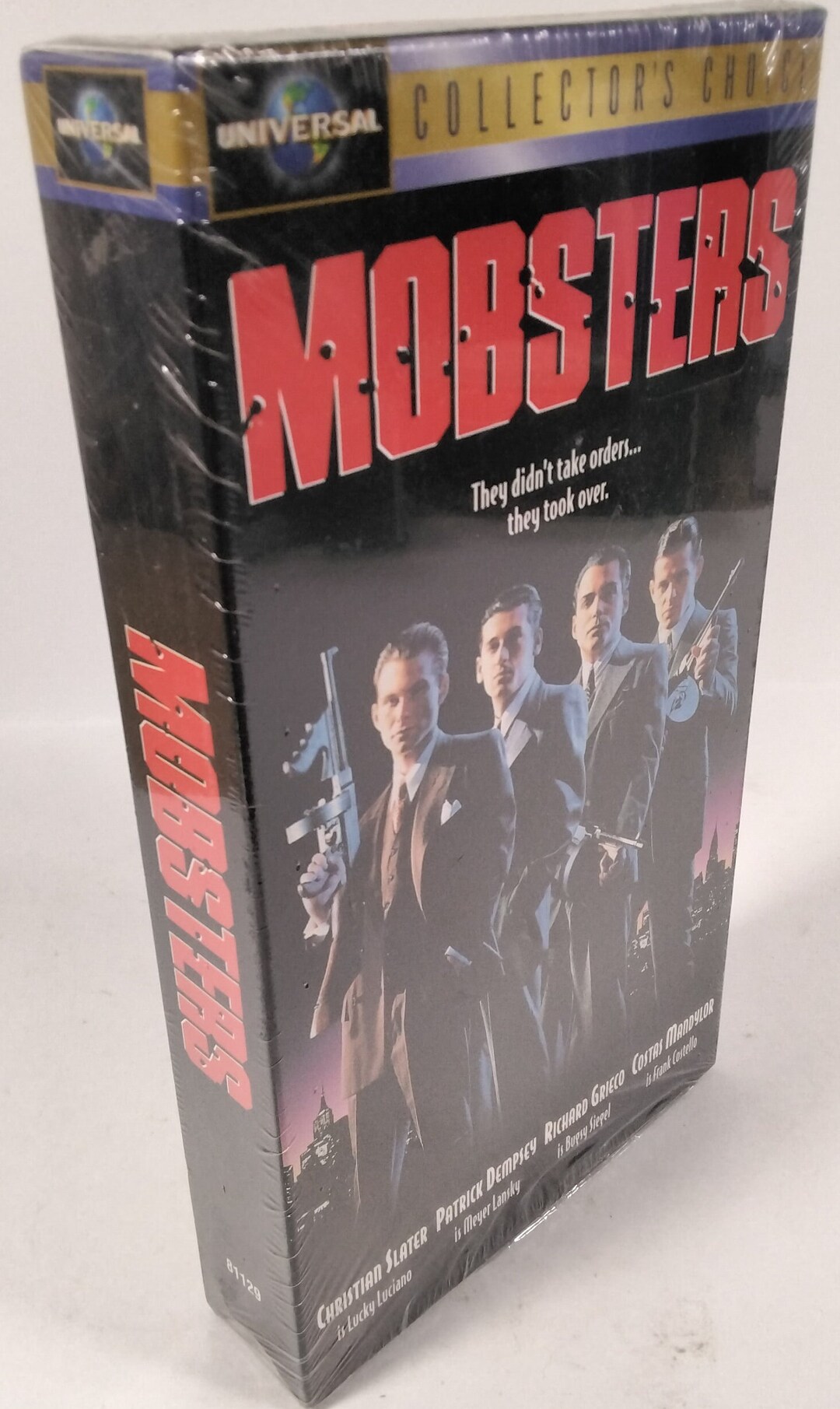 FACTORY SEALED Mobsters VHS Christian Slater Patrick Dempsey W ...