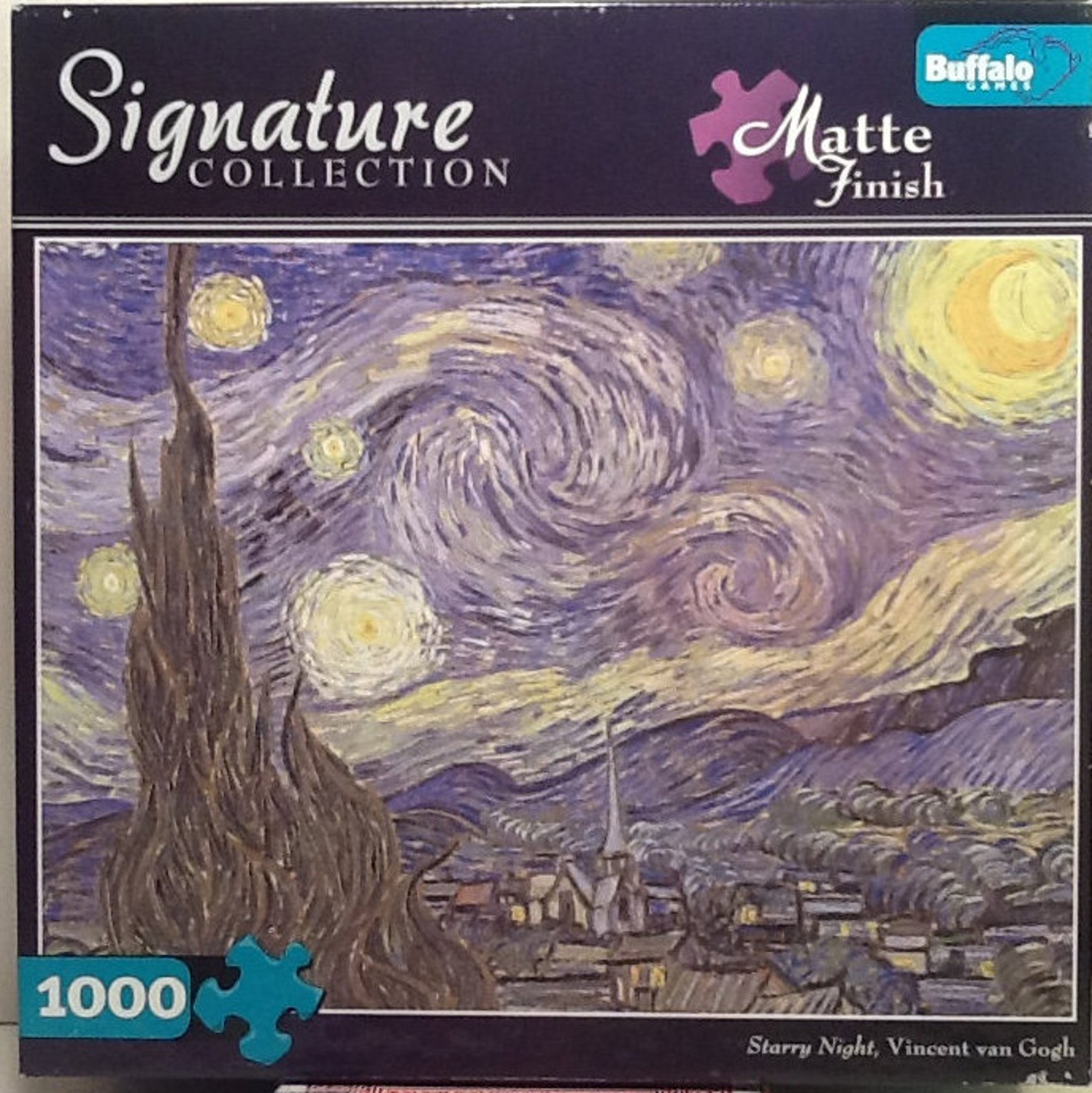 Starry Night Vincent Van Gogh Signature Collection Matte - Etsy