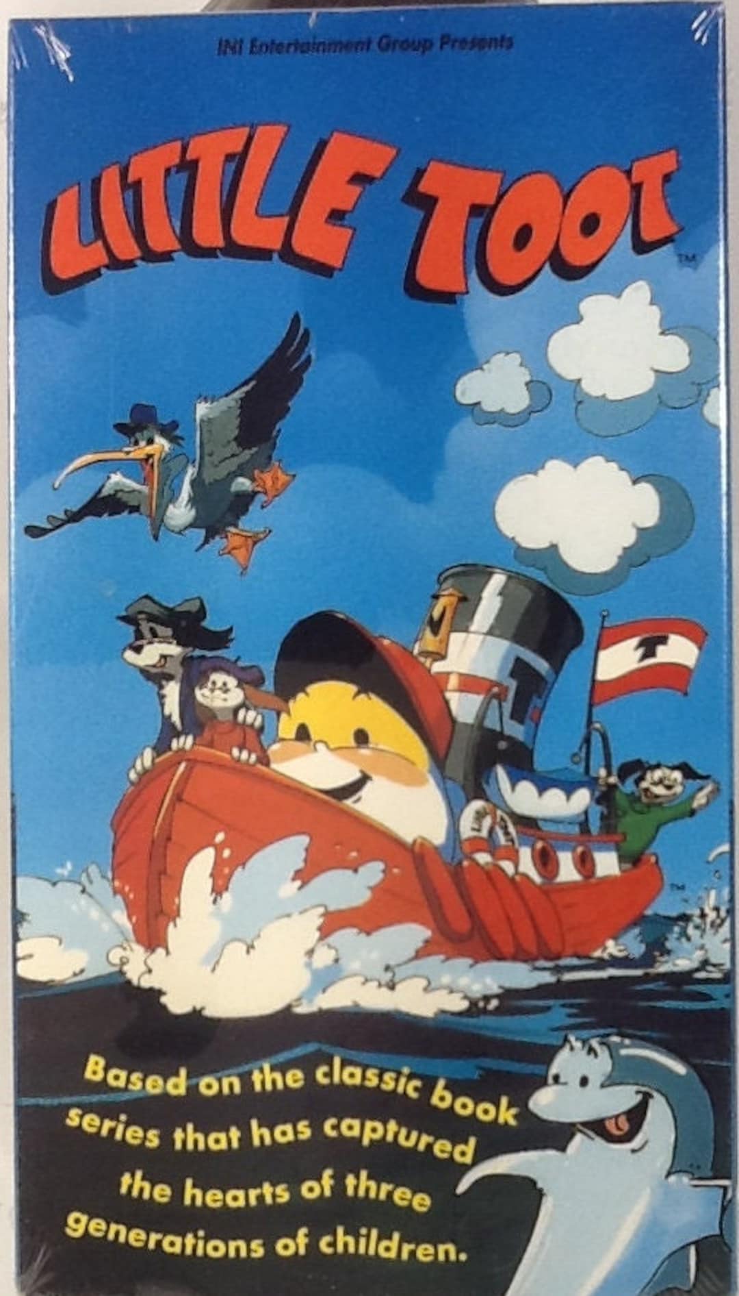 FACTORY SEALED Little Toot VHS the Brave Little Tugboat Salty Pelican Typhoon Tina 1992 Strand ...