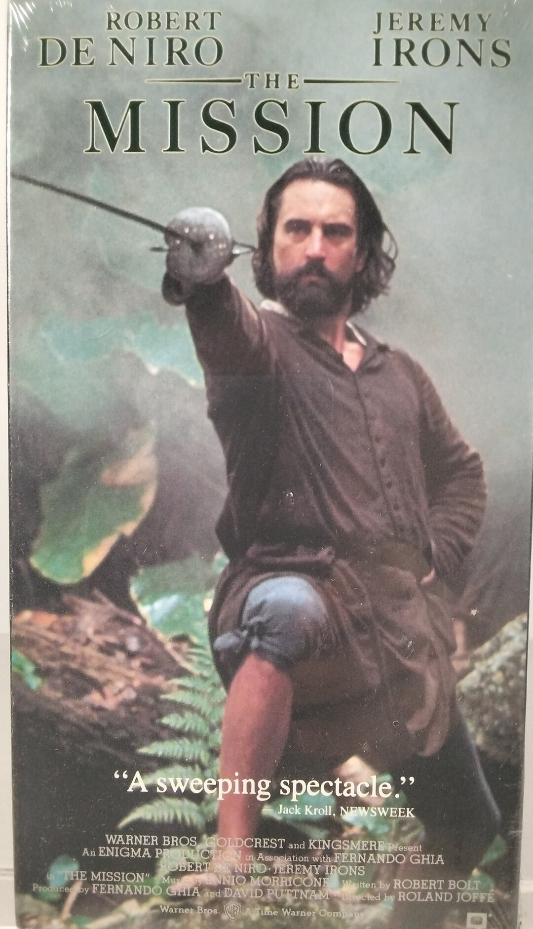 Factory Sealed the Mission VHS Robert De Niro Jeremy Irons Warner Home ...