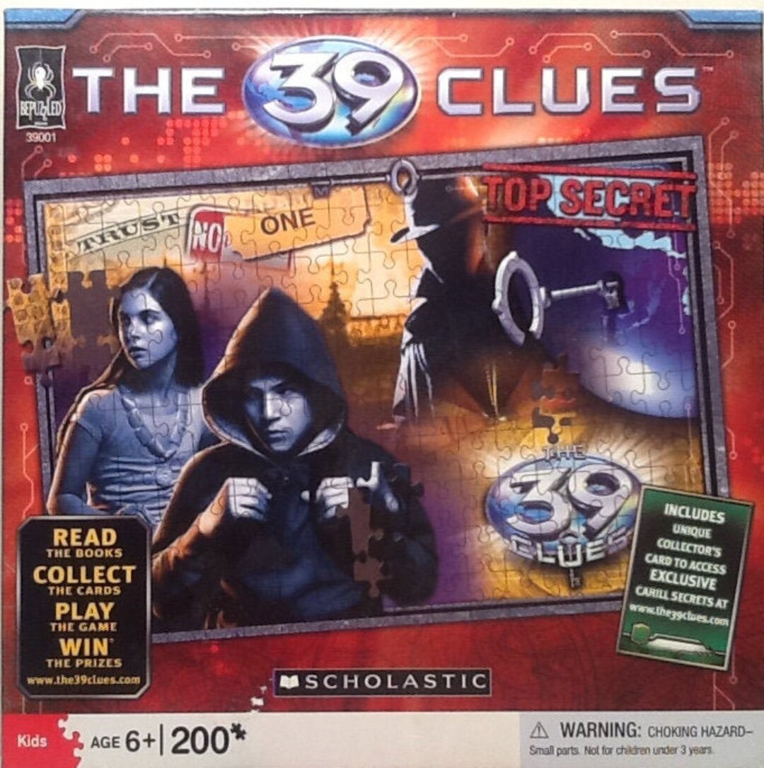 The 39 Clues Jigsaw Puzzle 200 Pc 13 X 19 Bepuzzled 39001 - Etsy